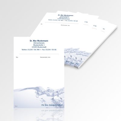 Rezeptblätter 02 für den Zahnarzt - DocCards® more than print