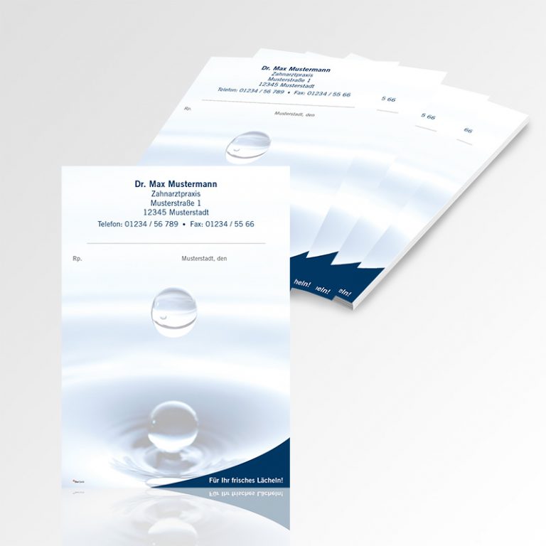 Rezeptblätter 06 für den Zahnarzt - DocCards® more than print